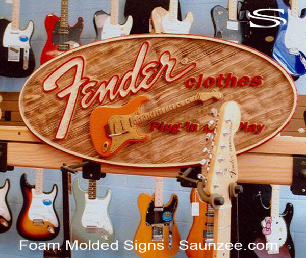 FOAM MOLDED SIGNS | SAUNZEE