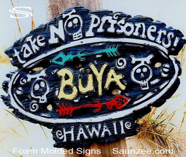 FOAM MOLDED SIGNS | SAUNZEE