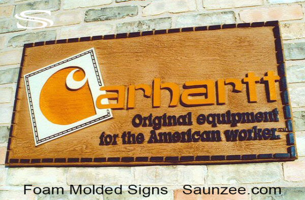 FOAM MOLDED SIGNS | SAUNZEE